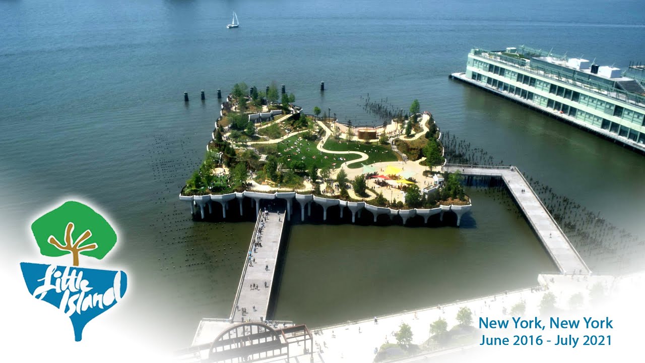 Official 'Little Island' Construction Time-Lapse from EarthCam - YouTube