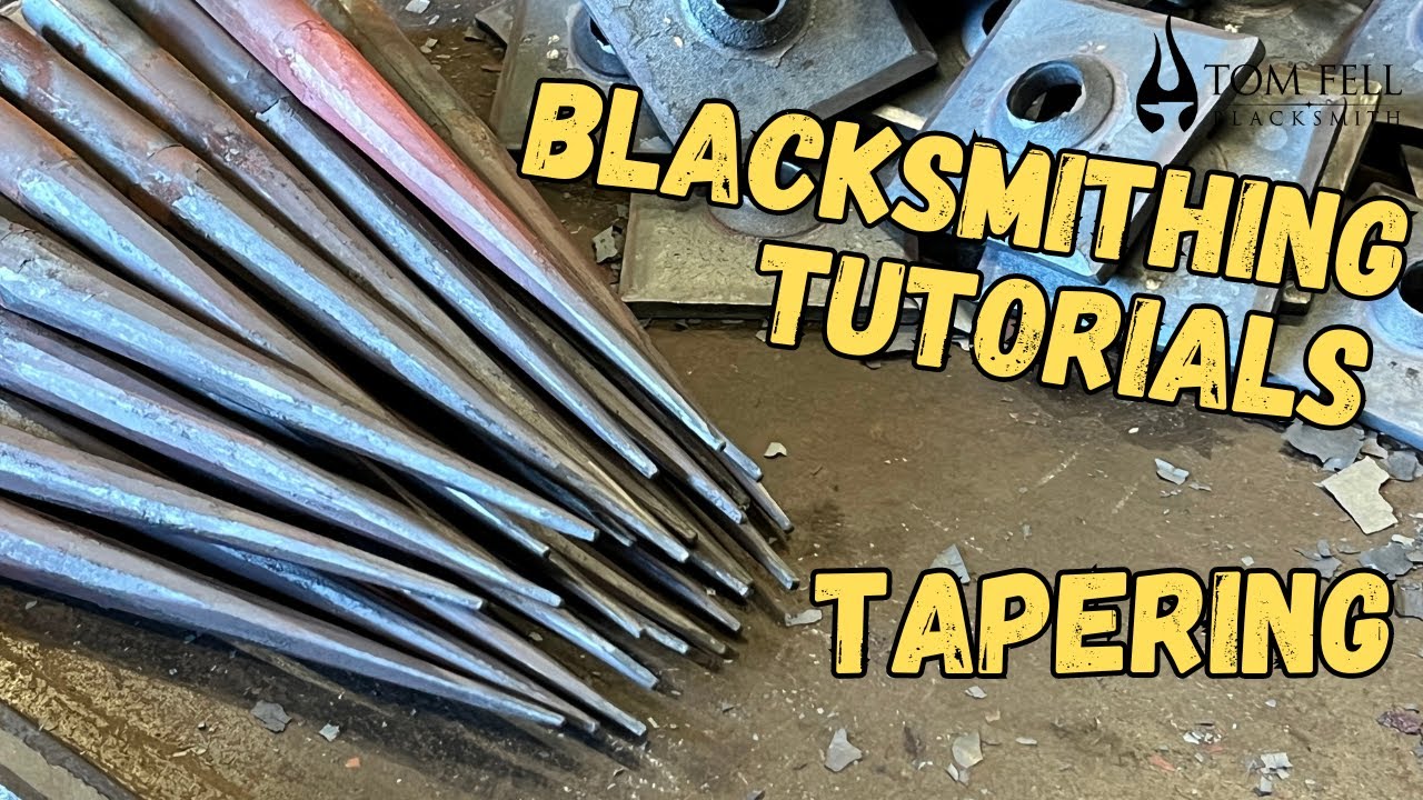 Blacksmithing Tutorial - Tapering - YouTube