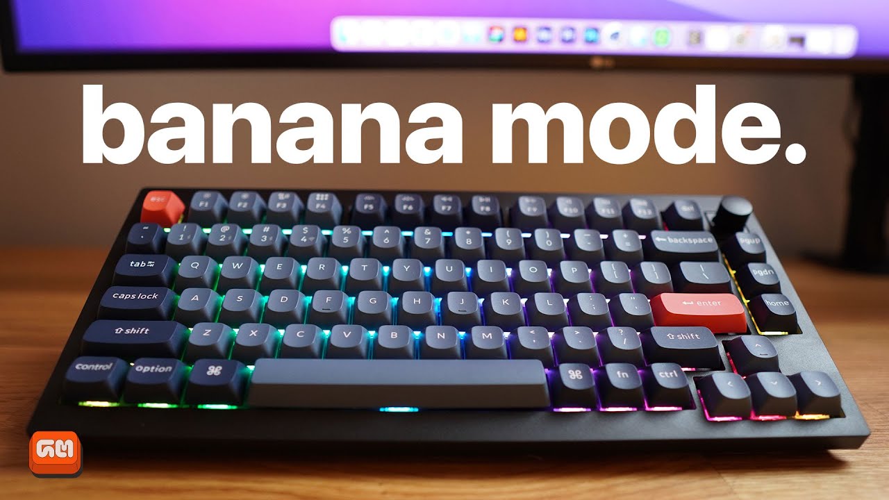 Keychron V1 Max Review – This Keyboard is BANANAS 🍌 - YouTube