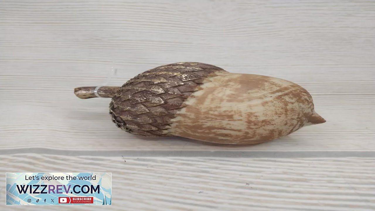 New! Acorn Carved Look Resin Decor Fall Autumn Woodland Squirrel Tier ...