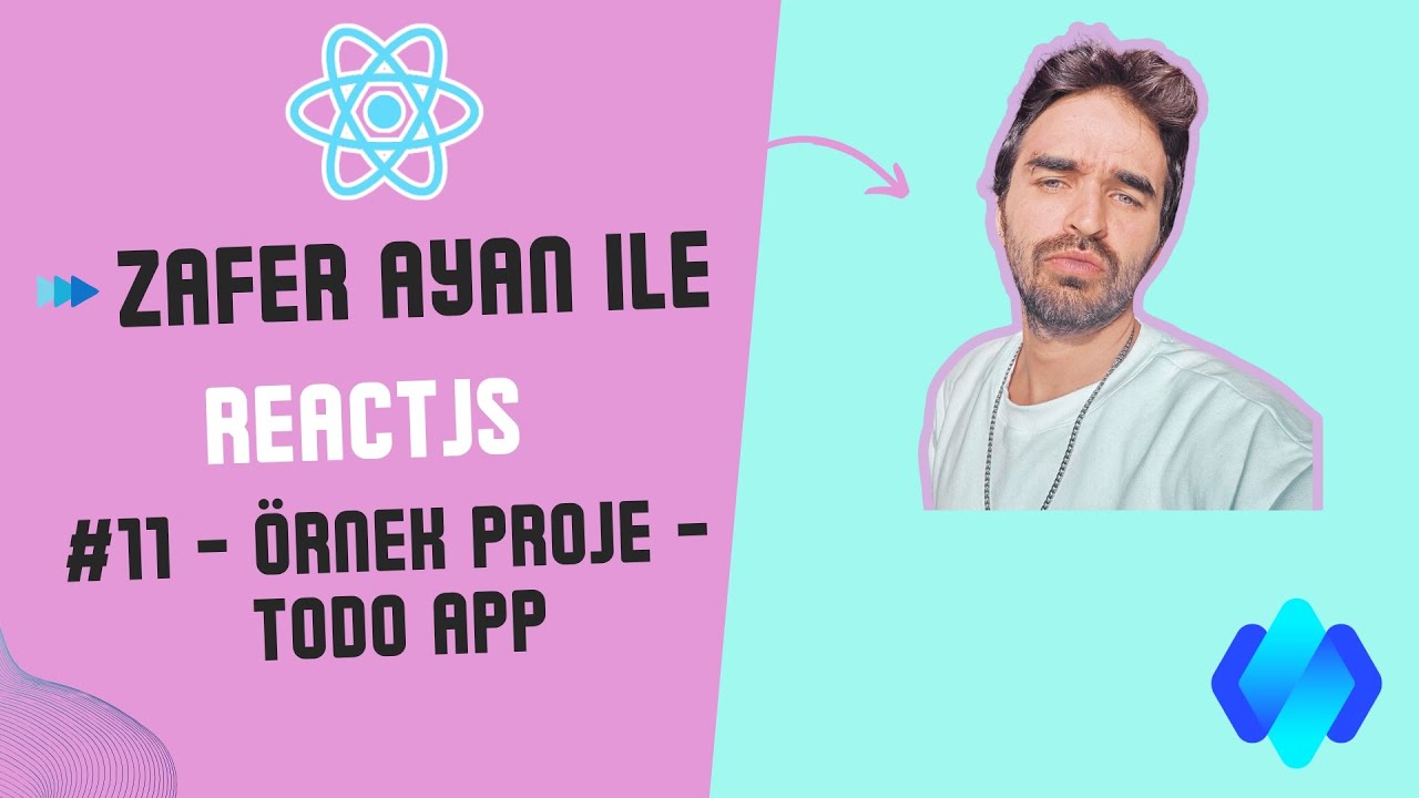 React ile Modern Web Geliştirme | Örnek 1 - Basit Todo Uygulaması Yapıyoruz! - YouTube