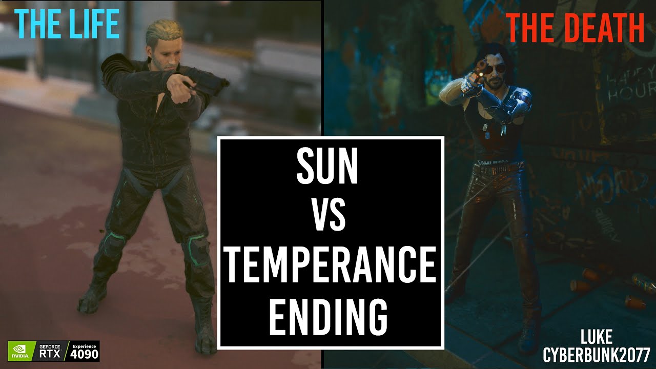 Cyberpunk2077_RTX4090_4K_ Sun ending vs Temperance ending. - YouTube