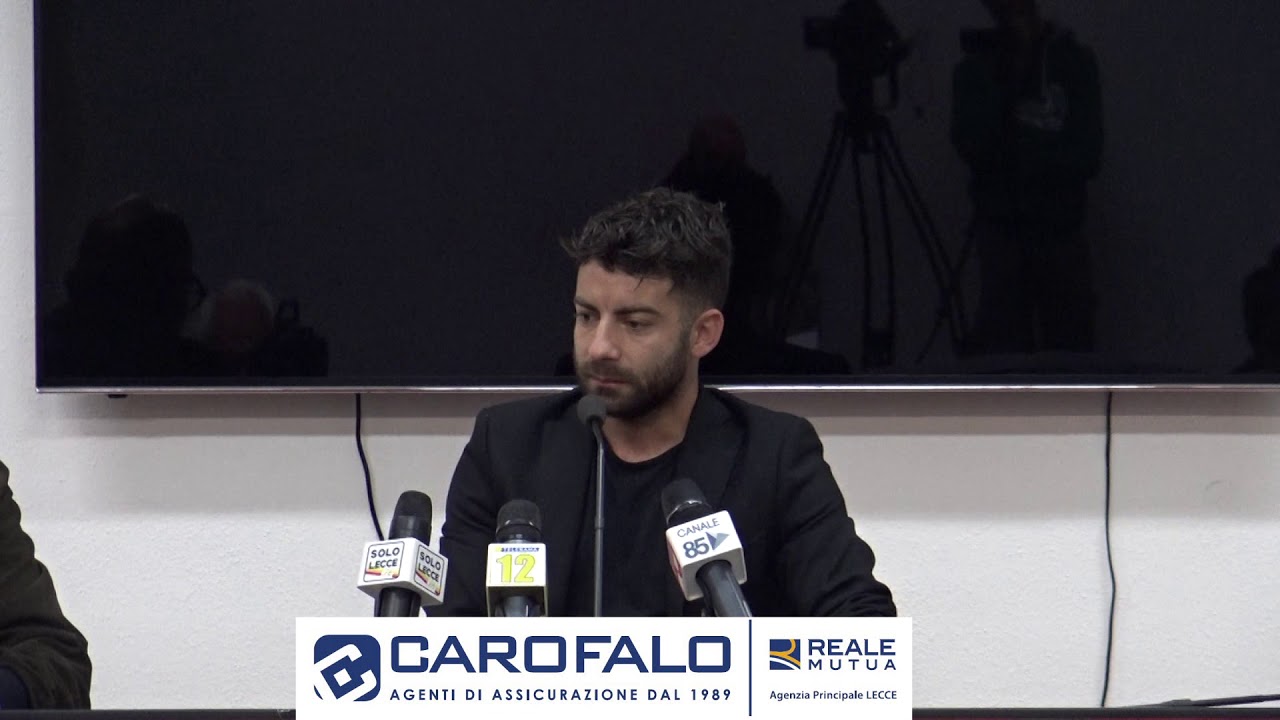 U.S. Lecce: Conferenza di Mario Pacilli 25-10-2017 - YouTube