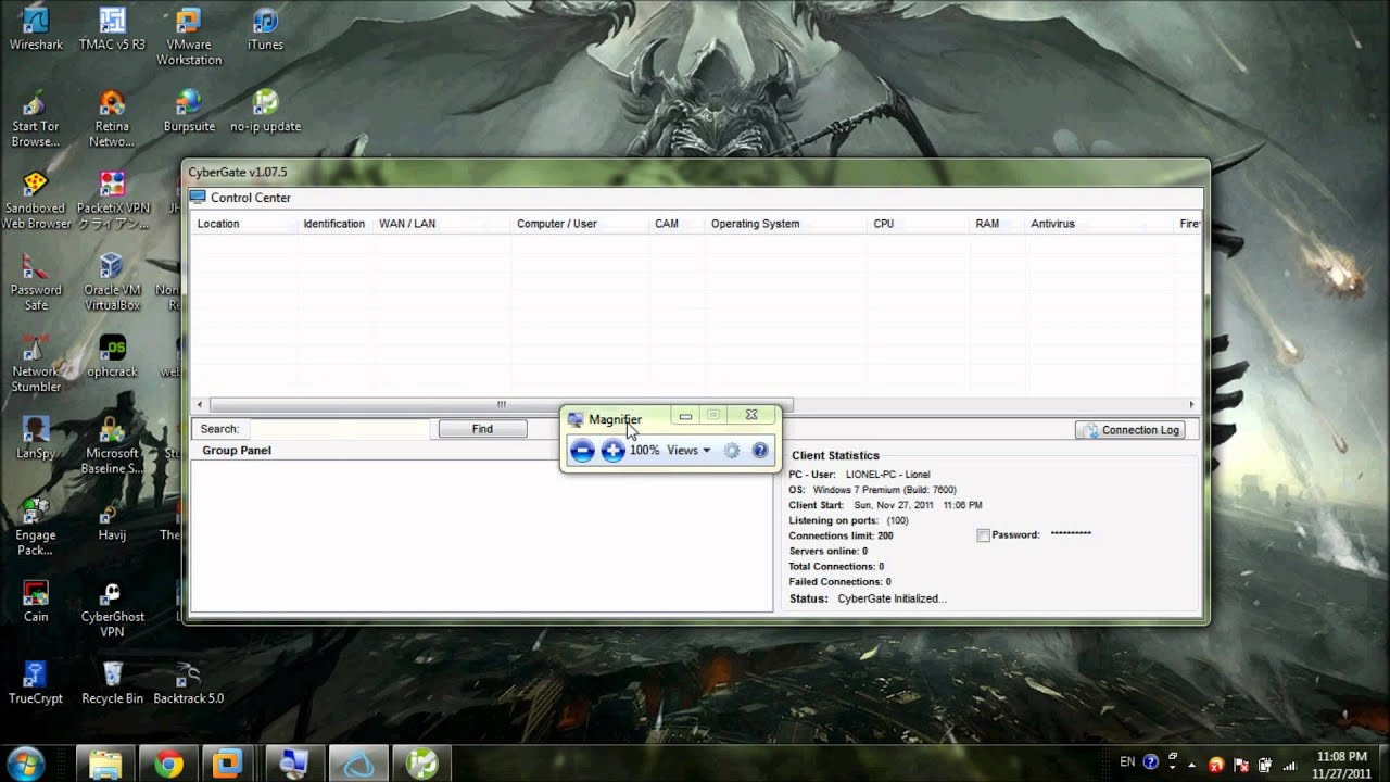 Maintaining Access - Reverse Connecting Trojan Cybergate - YouTube