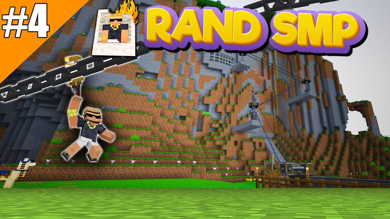 minecraft RAND SMP LIVE chain lift in my mountain house 4x4sunny - YouTube