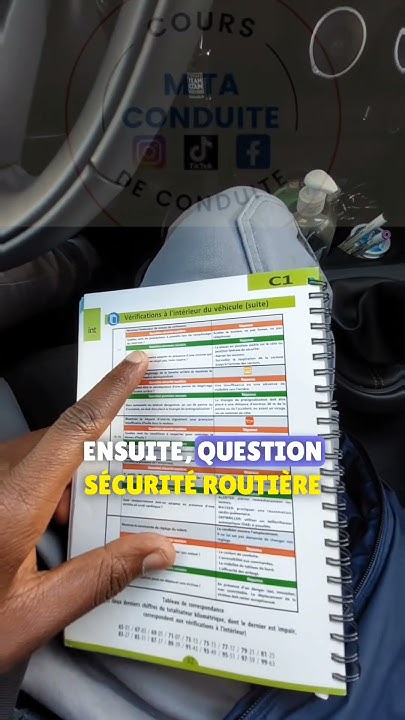 Les questions du permis de conduire en 2025 Question 11. Vérifications intérieures.#mtaconduite ...