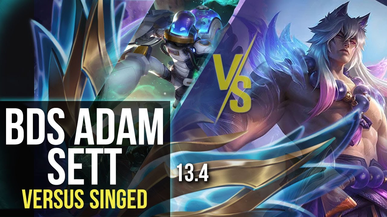 BDS Adam Sett vs Singed - EUW Challenger - Patch 13.4 - League of ...