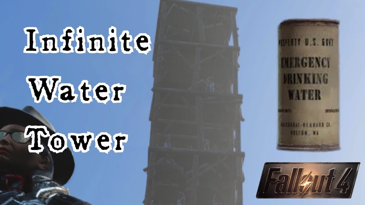 Building an infinite water tower Fallout4 - YouTube