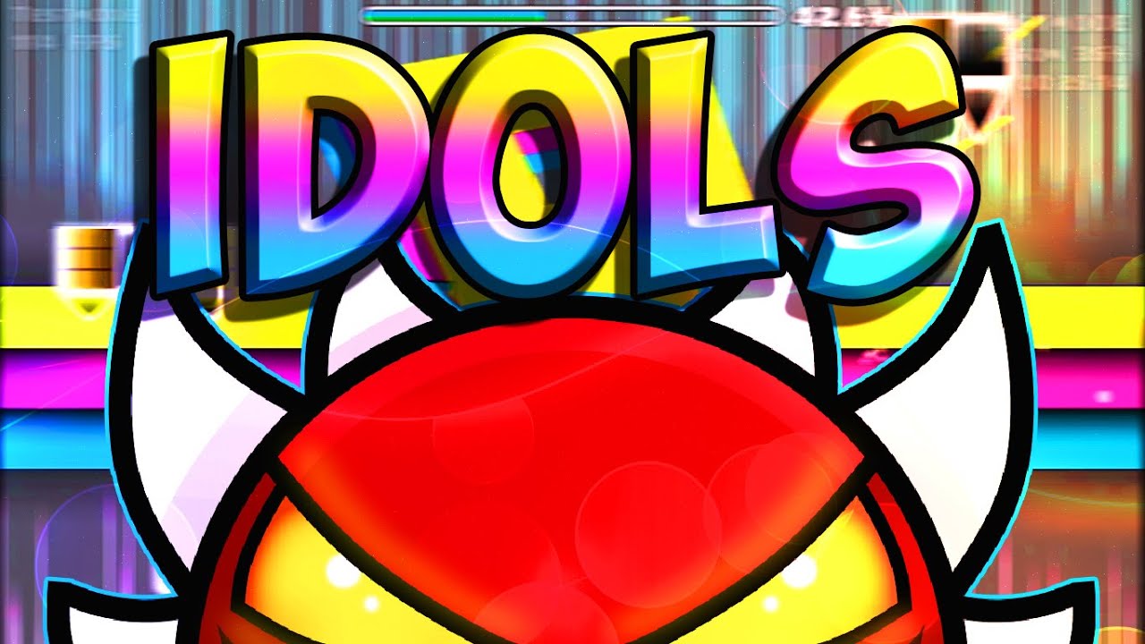 "IDOLS" 100% [Extreme Demon] by Herdys | Geometry Dash - YouTube