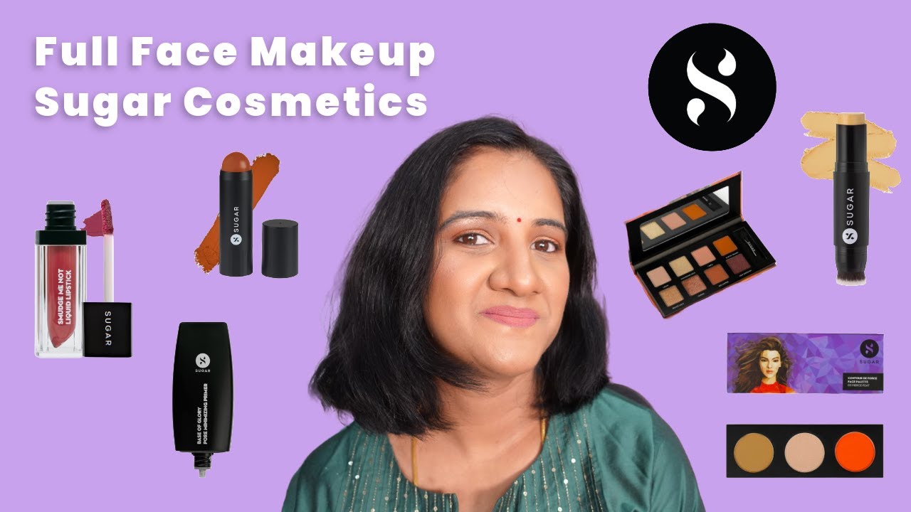 Sugar Cosmetics Full Face Makeup | Honest Review & Tutorial - YouTube