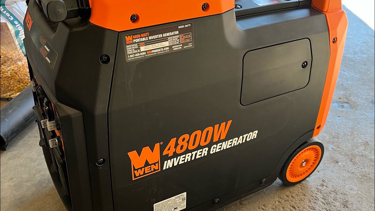 WEN 56477i 4800W Inverter Generator Overview - YouTube