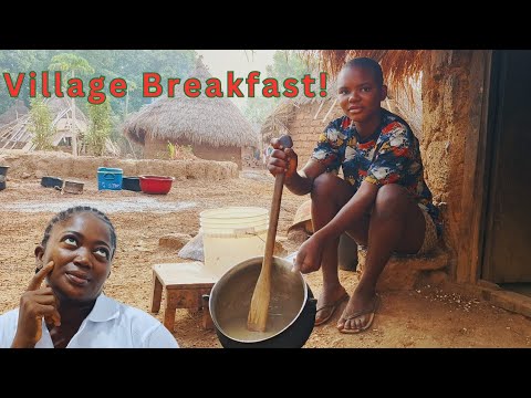 Discover the Tiv Way of Life: Preparing Breakfast Porridge in a ...