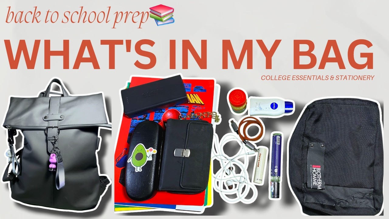 BACK TO SCHOOL PREP 2025 - What's in my bag - YouTube