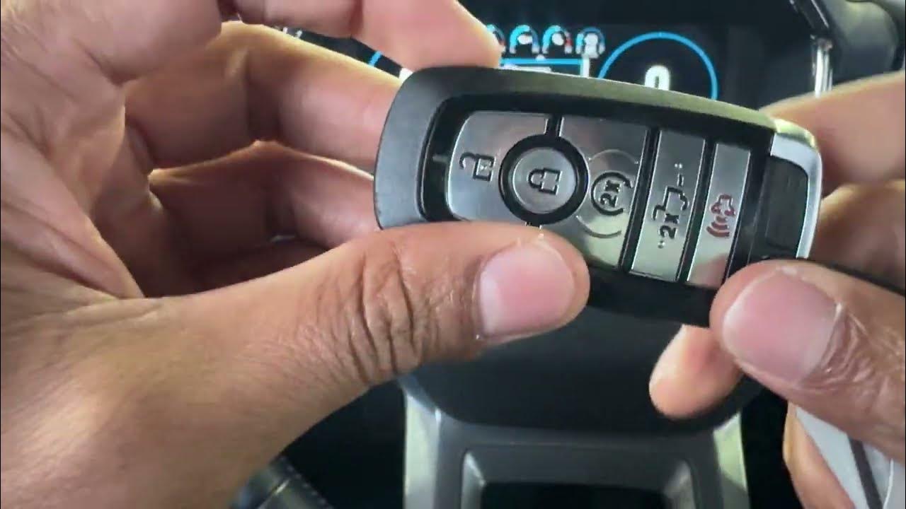 Ford F-150 - How To Remove/Replace Physical Key From Key Fob - YouTube