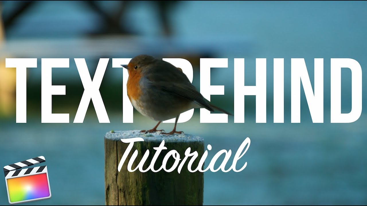 Text Behind Subject // Easy FCPX Tutorial - YouTube
