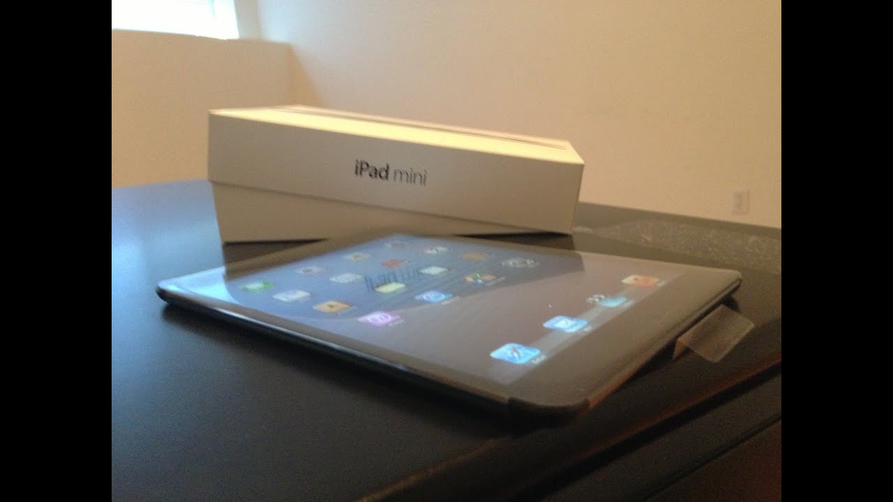 iPad Mini Unboxing! (Black Slate) - YouTube