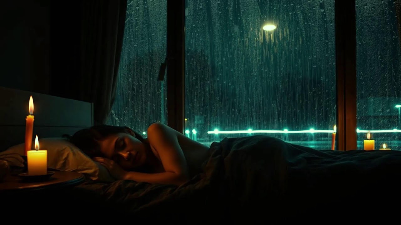 Rainy Cabin Dreams | Soothing Rain Sounds and Gentle Thunder with a ...