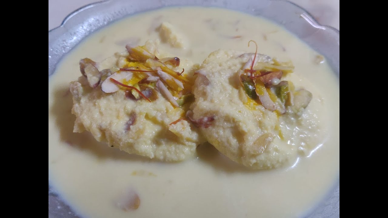Rasmalai recipe | Roshmalai | Kesar - YouTube