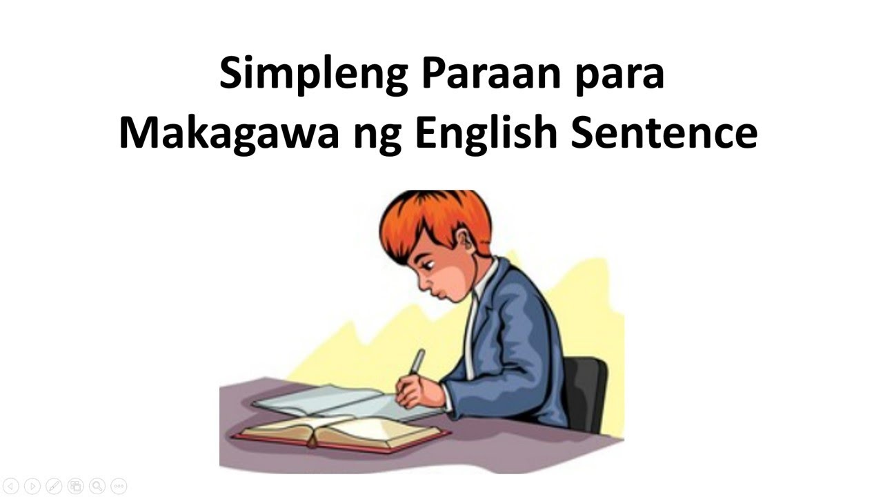 Simpleng Paraan Para Makabuo Agad ng English Sentence Ei tv - YouTube
