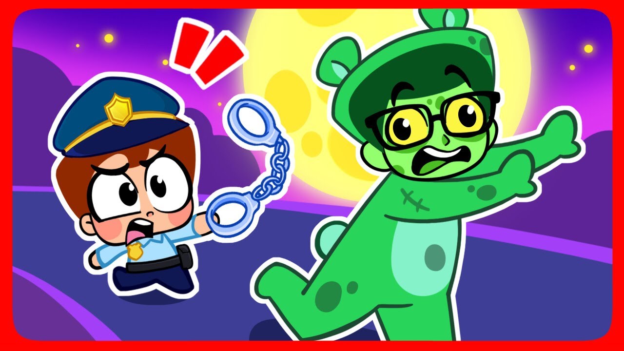 Zombie Police in Action! 🧟🚨 Funny Spooky Adventure for Kids | Spooky ...