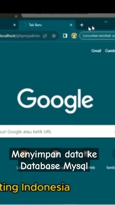 Menyimpan data ke dalam Database Mysql #shortviral #shortsvideo #shortsviral #bimbinganbelajar ...