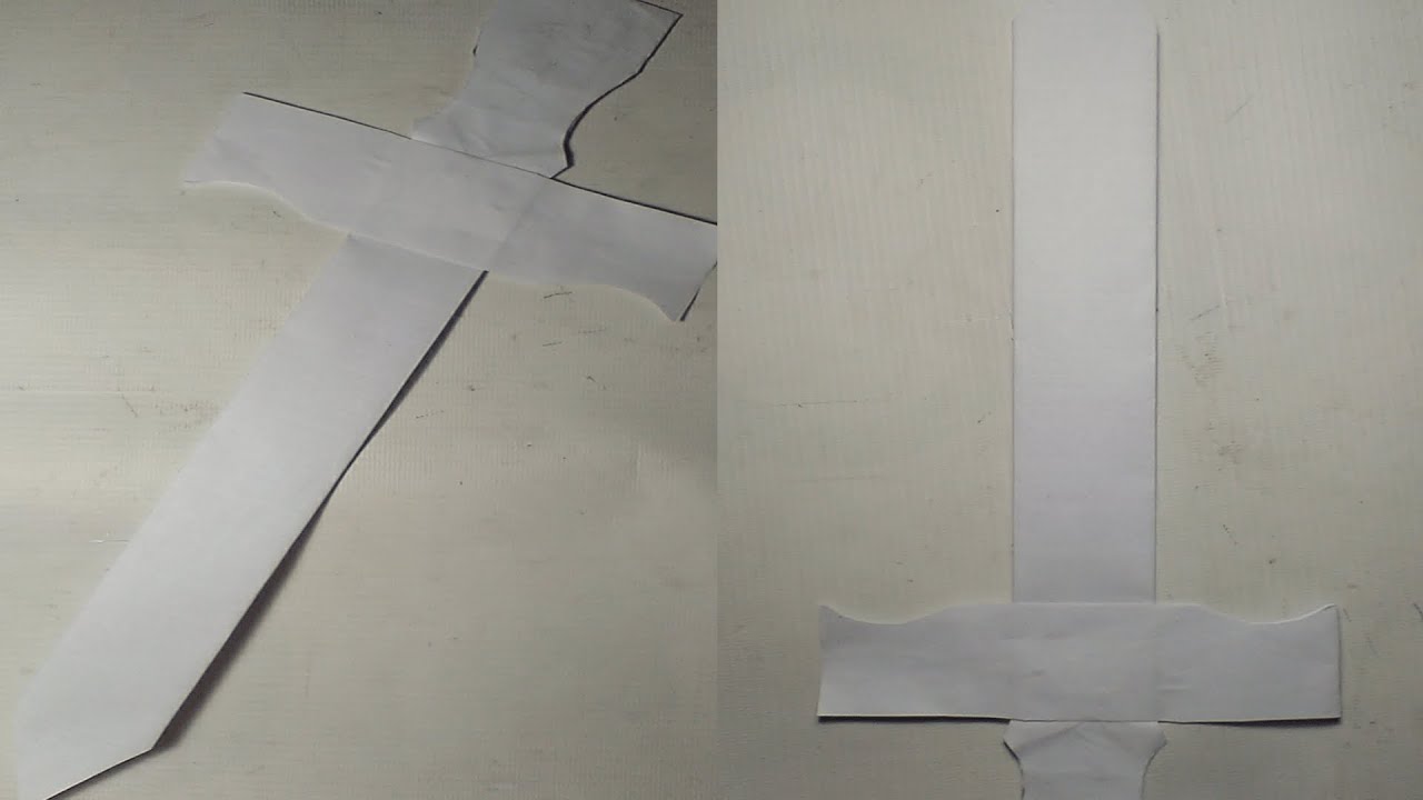 diy sword|how to make a paper sword|step by step|sword for beginner ...