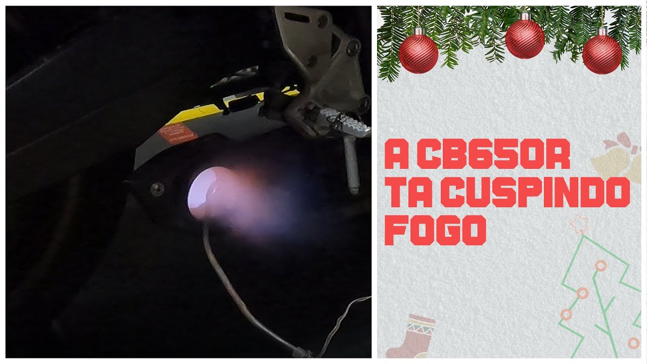 ATIVEI O POPS DA CB650R NO REMAPE FICOU MUITO TOP TÁ CUSPINDO FOGO ...