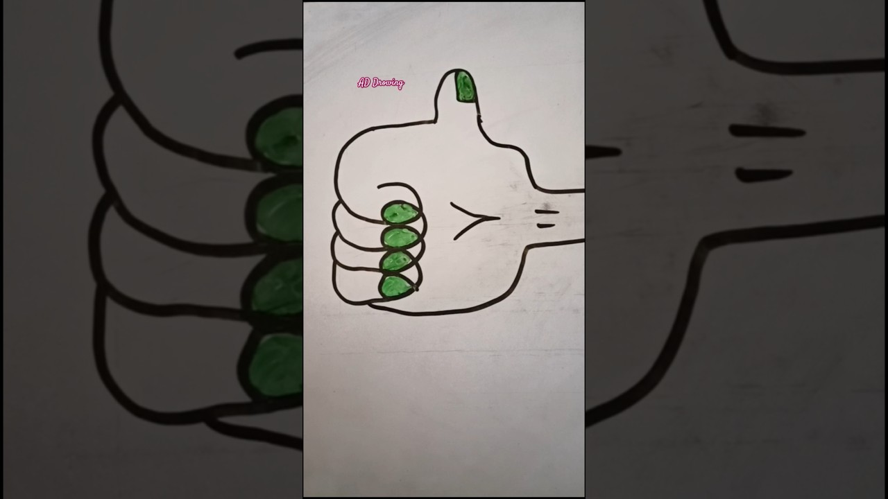 how to drow Hand 👌👌 easy step - YouTube