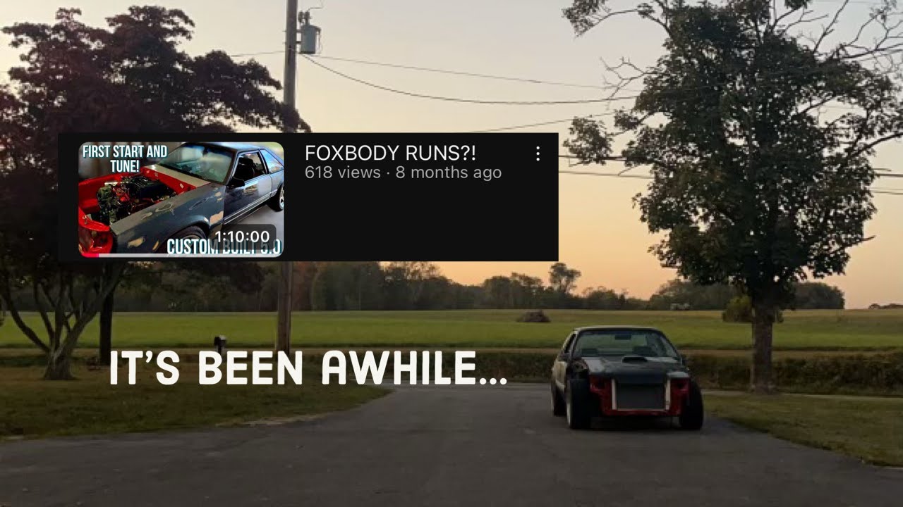 FOXBODY'S FIRST DRIVE!?! - YouTube