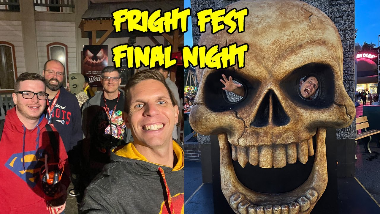 FINAL FRIGHT FEST NIGHT at Six Flags New England (2021) - YouTube