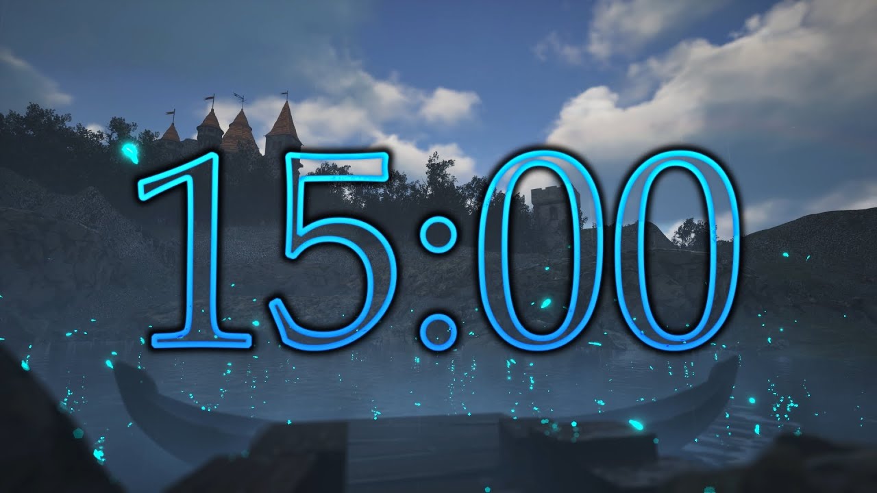 15 Minute Visual Timer - Firefly Lake - YouTube