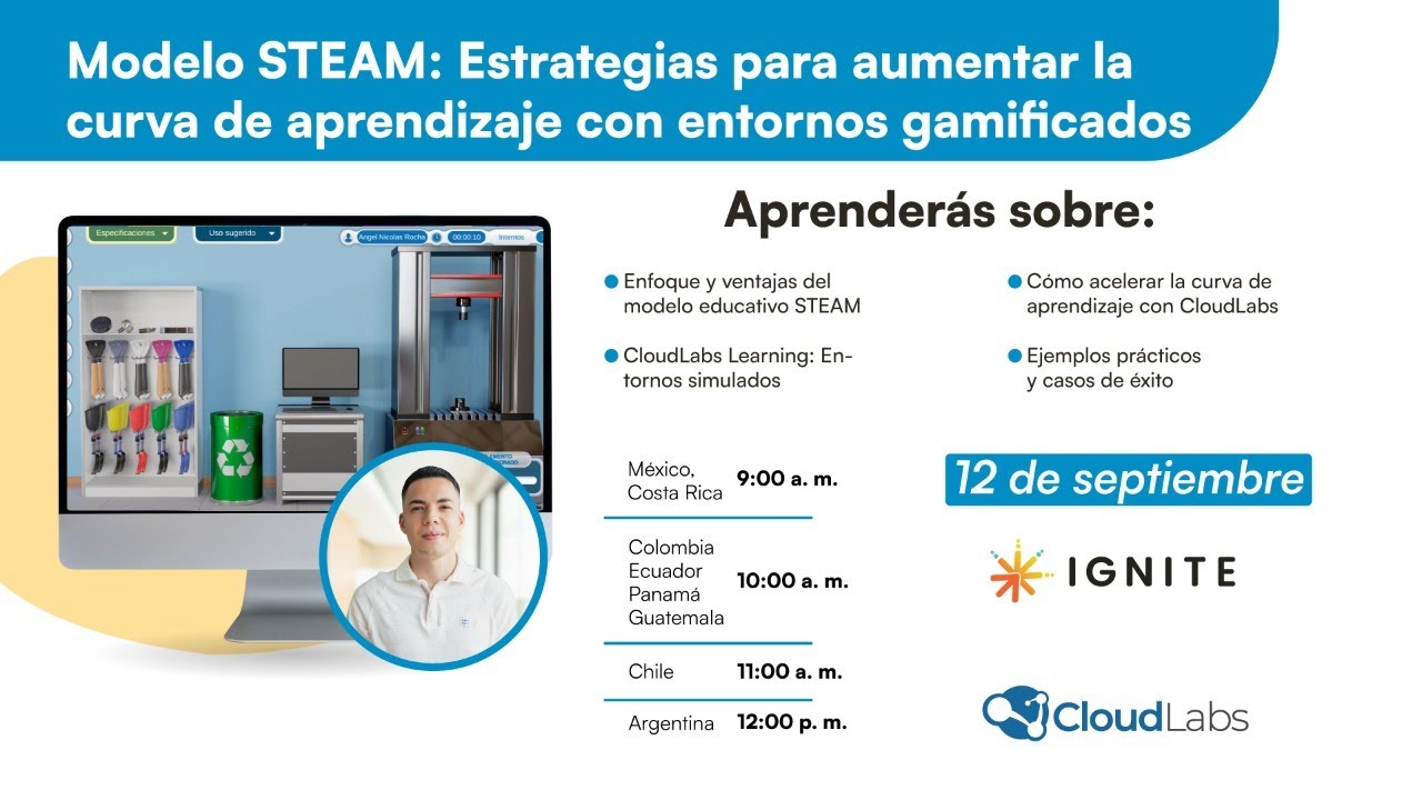 Modelo STEAM: Estrategias para aumentar la curva de aprendizaje con entorno gamificados - YouTube