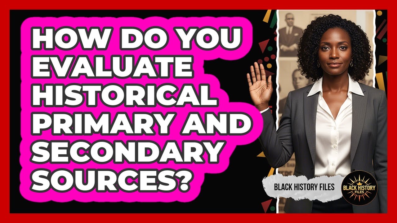 How Do You Evaluate Historical Primary And Secondary Sources? - YouTube