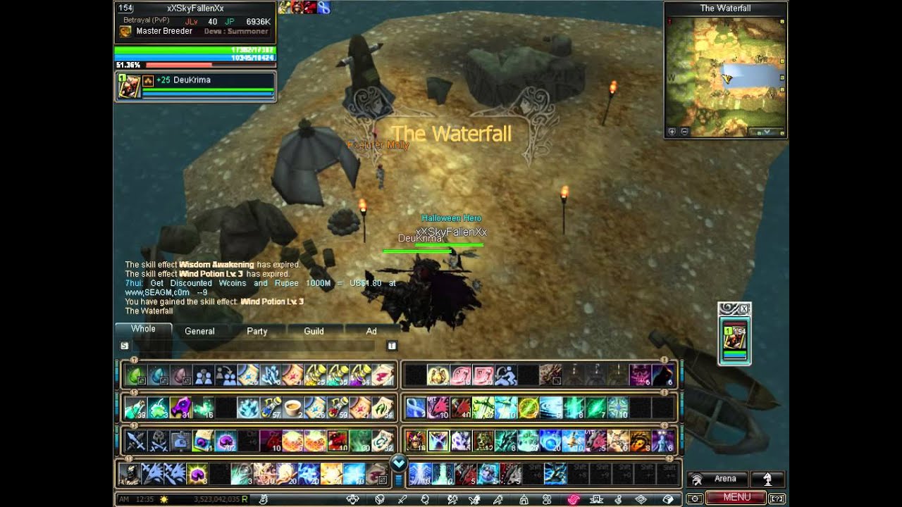 Rappelz Octopus location and taming - YouTube