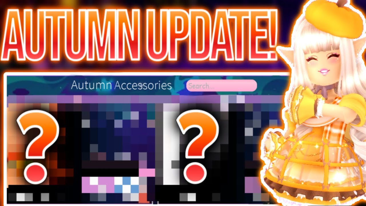 NEW FALL UPDATE OUT *NOW* IN ROYALE HIGH! ROBLOX Royale High Update Tea ...
