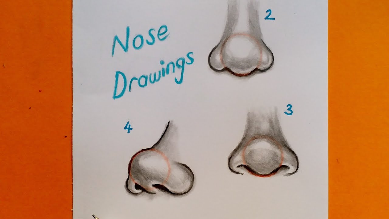 The Most Simple Nose Drawings - YouTube