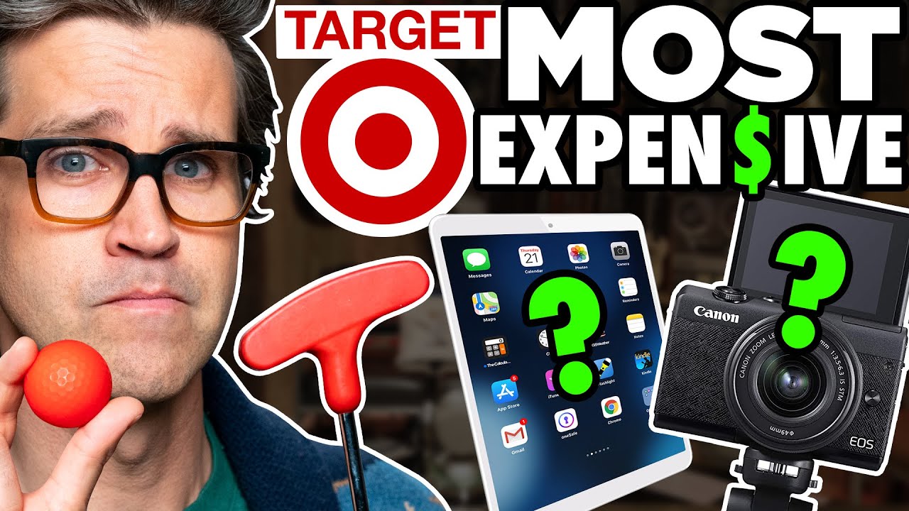 What's The Most Expensive Item At Target? (Mini Golf Game) - YouTube