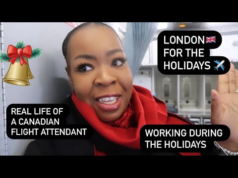Real life of a Canadian flight attendant | working during the holidays ...