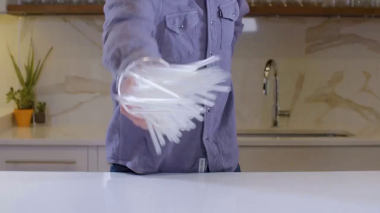 Refuse single use plastic straws - YouTube