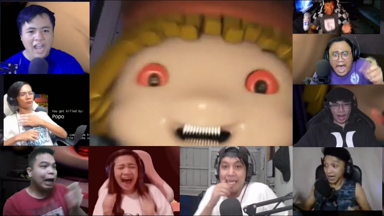 Pinoy Youtubers Reaction To Their First Jumpscare in Jollibee (Horror ...