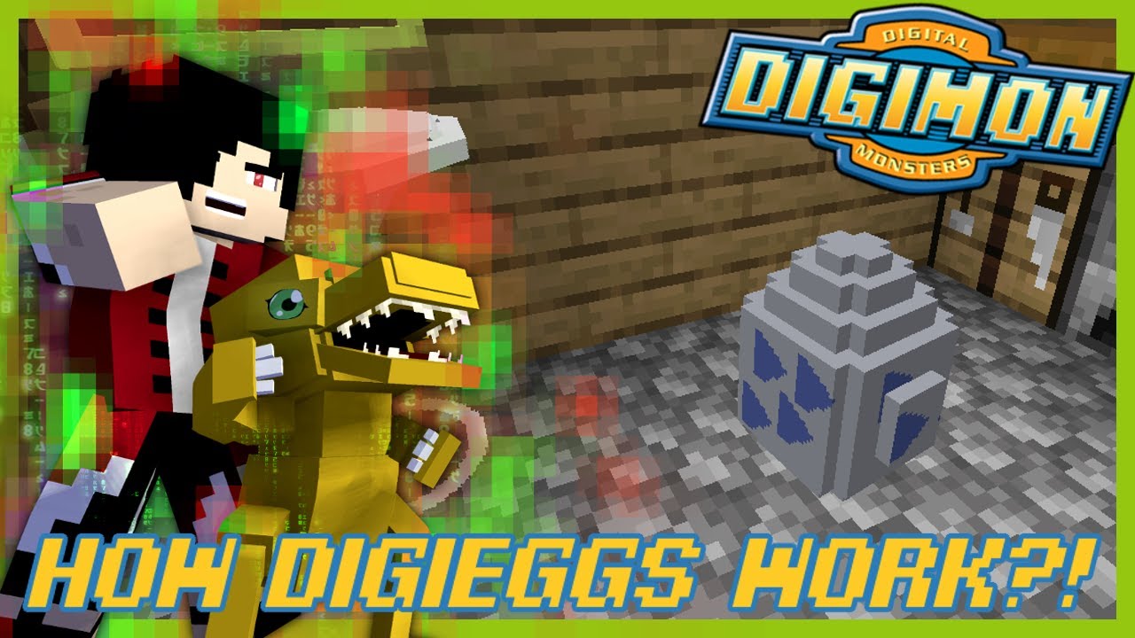 HOW DIGIEGGS WORK?! Minecraft Digimobs Tamers Episode 10 - YouTube