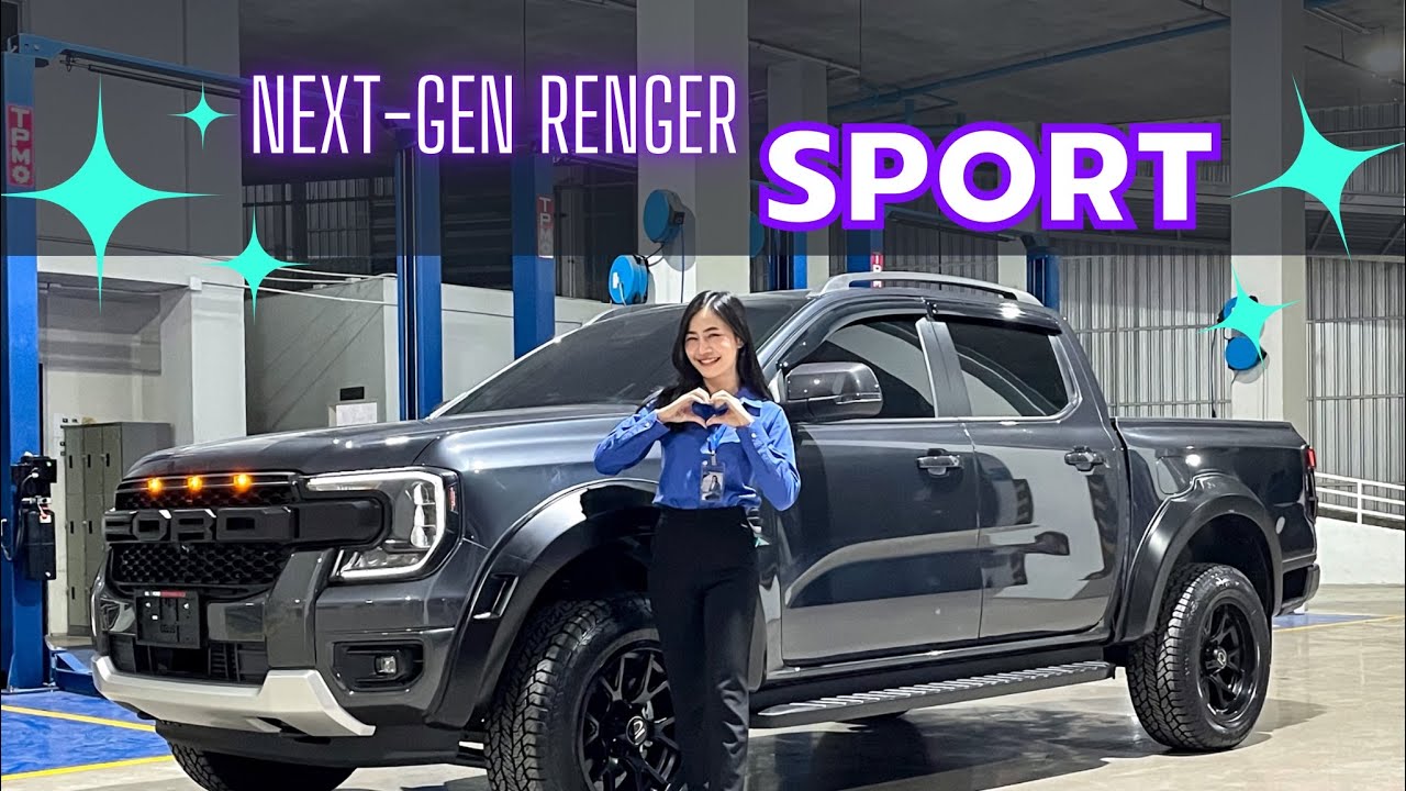 FORD Next-gen Renger Sport 4x2 เกียร์ออโต้ สีเทา 974,000 แต่งเรียบ แต่ ...