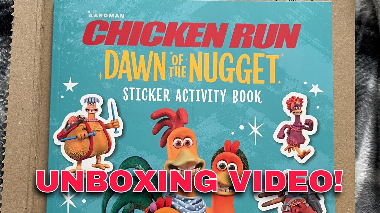 Chicken Run 2 Sticker Book UNBOXING VIDEO! - YouTube