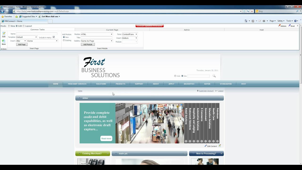 Admin Login FBS (Power Platform) - YouTube