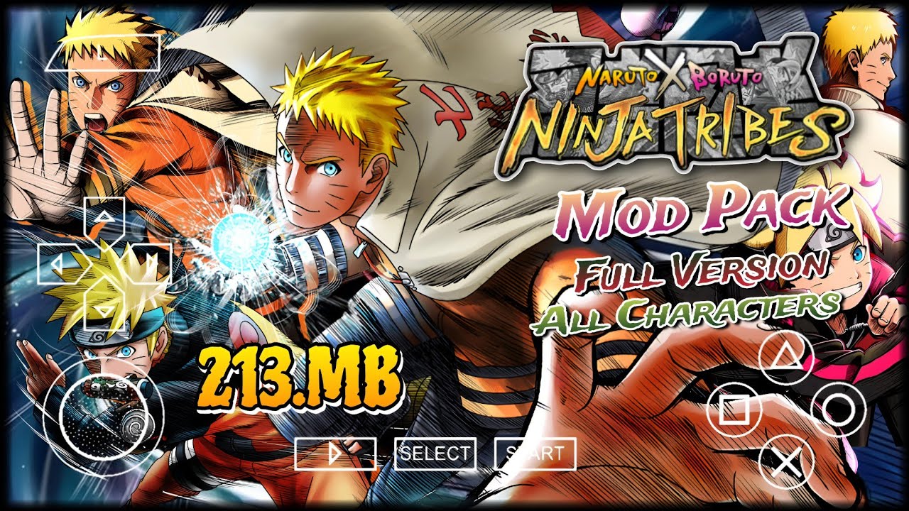 NARUTO X BORUTO Ninja TRIBES PPSSPP Android Offline Mod Naruto Ultimate ...