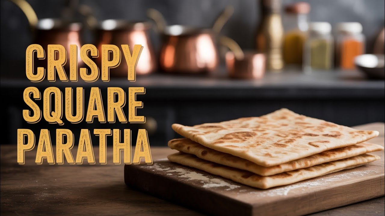 Crispy Square paratha |Crispy Layered Paratha on Tawa | Quick Street ...