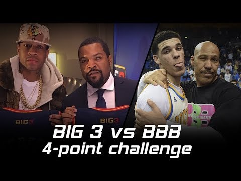 BIG 3 / Week 8 / Ice Cube vs LaVar Ball / 4 Point Challenge / BIG 3 ...