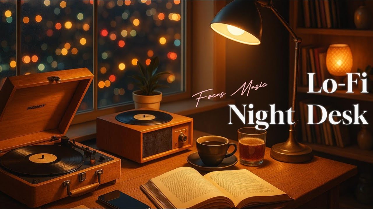 [ Focus Music ] Lo-Fi Night Desk Deep Focus Grooves for Late Hours ...
