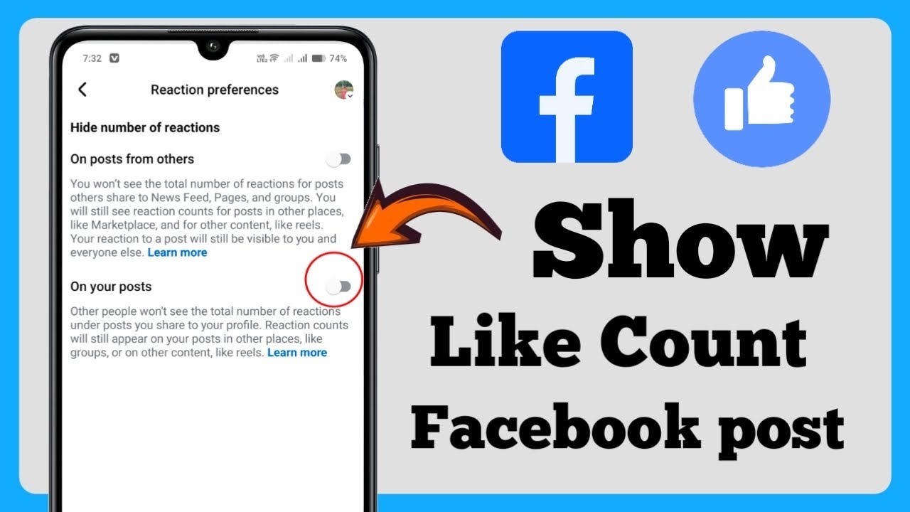 How To Show Likes On Facebook (New) | Enable Like Count On Facebook ...