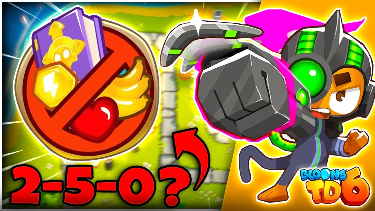 Can A 2-5-0 BOOMERANG MONKEY SOLO ON CHIMPS? - BTD6 - YouTube